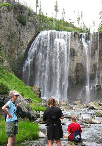 Women's Dunanda Falls Yellowstone Llama Trip | Wildland Trekking