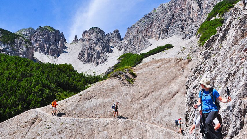 Hiking in the Alps - Wildland Trekking