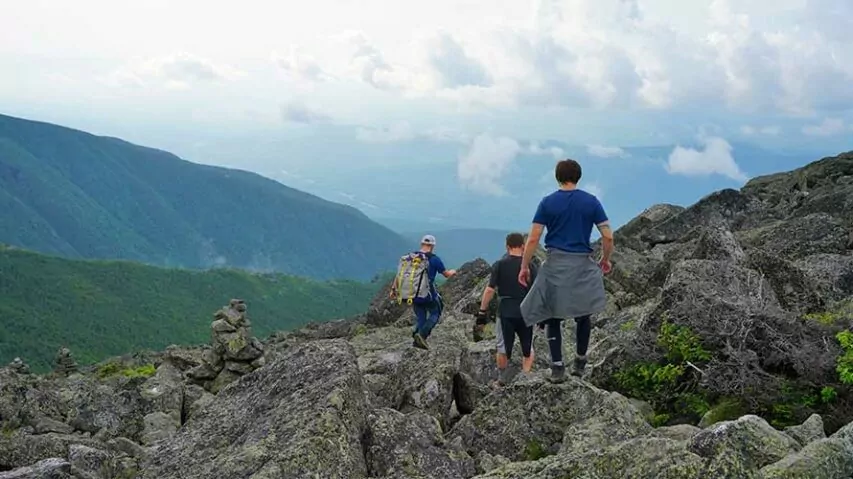 Presidential Traverse Hut to Hut Trek in New Hampshire's White Mountains